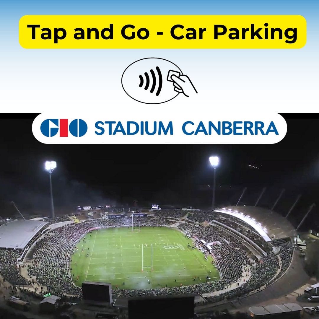 Tap and Go Car Parking - GIO Stadium Canberra