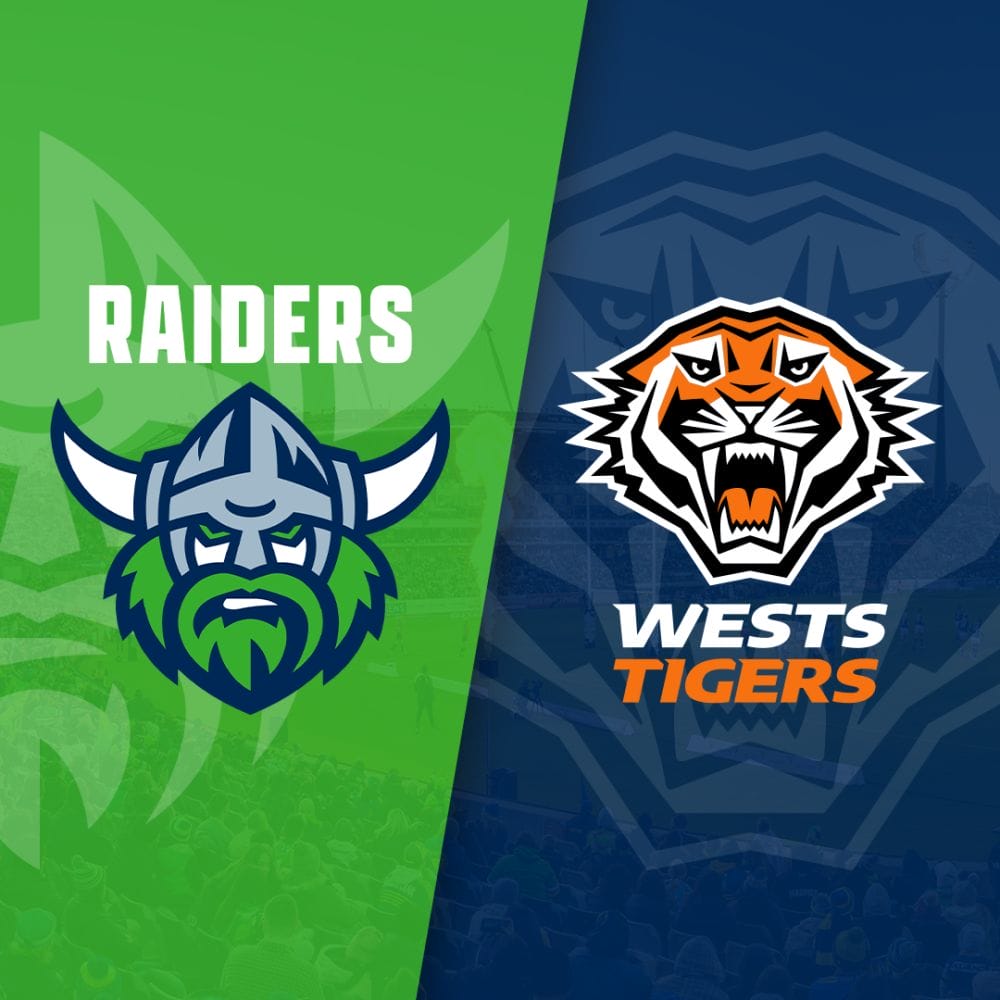 NRL 2024 – Raiders v Tigers - GIO Stadium Canberra