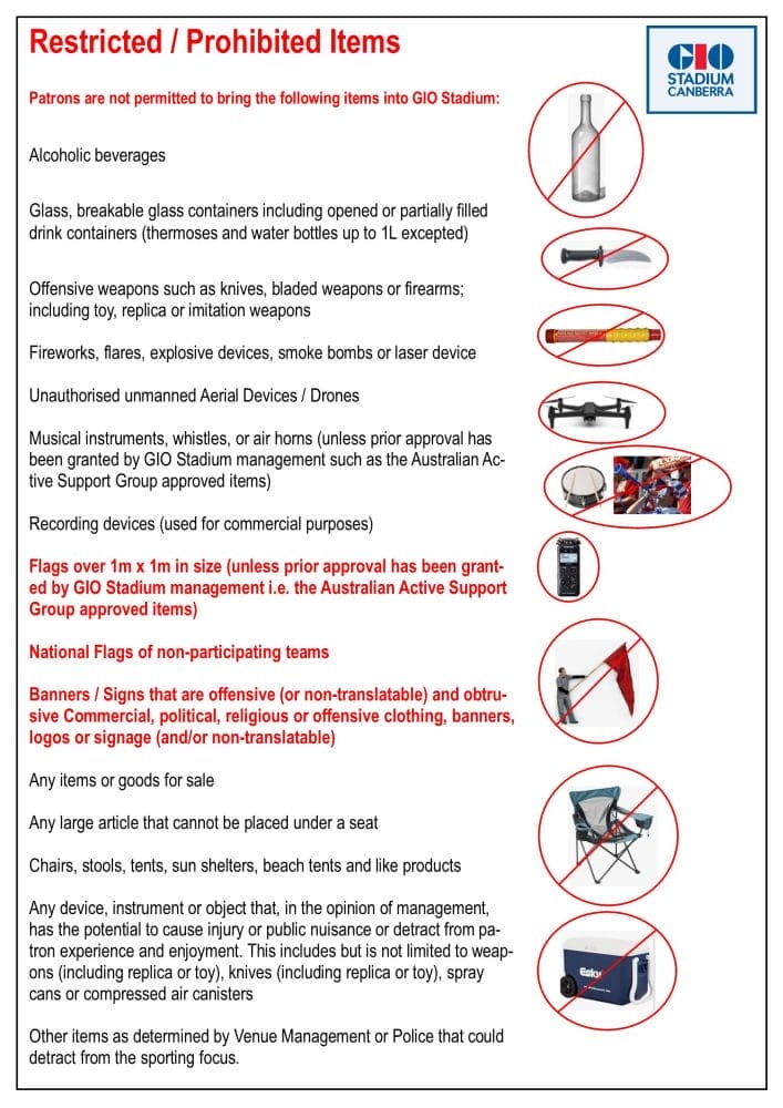 ACT Brumbies v The British & Irish Lions - GIO Stadium Canberra