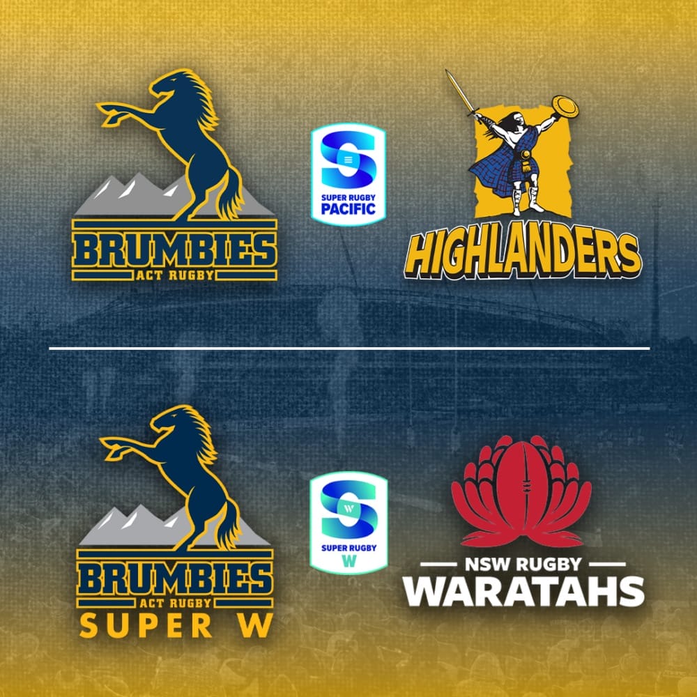 Super Rugby Pacific – ACT Brumbies v Highlanders - GIO Stadium Canberra